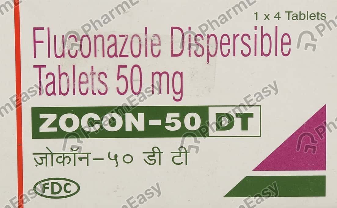 Zocon Dt 50 MG Tablet (4): Uses, Side Effects, Price & Dosage | PharmEasy