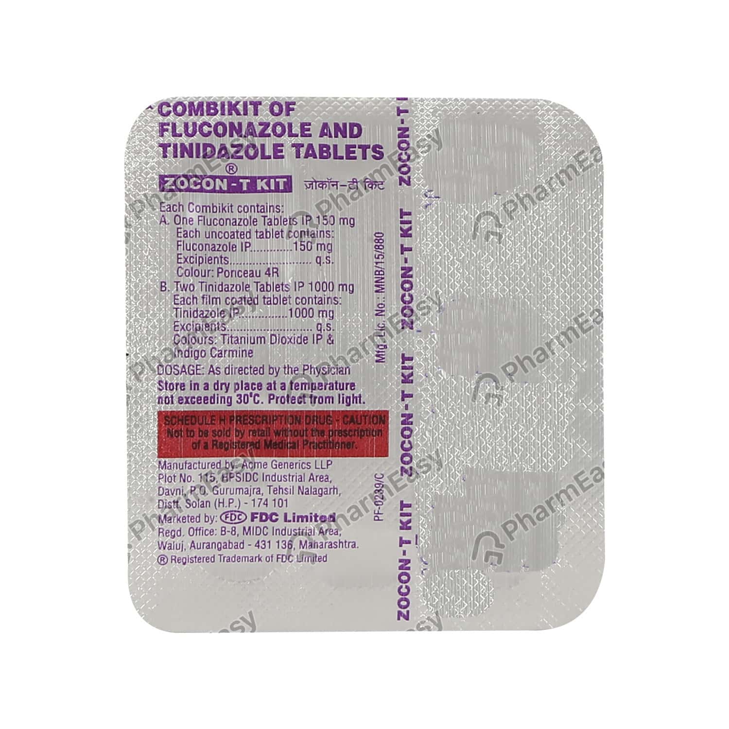 Zocon T Kit - Uses, Side Effects, Dosage, Composition & Price | PharmEasy