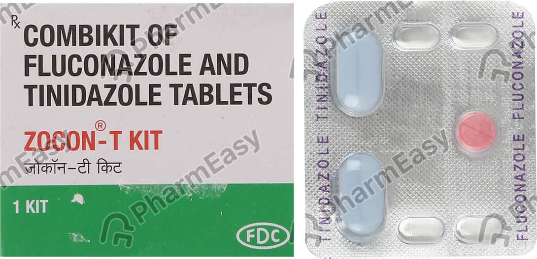 Zocon T Strip Of 3 Tablet Combikit: Uses, Side Effects, Price & Dosage ...