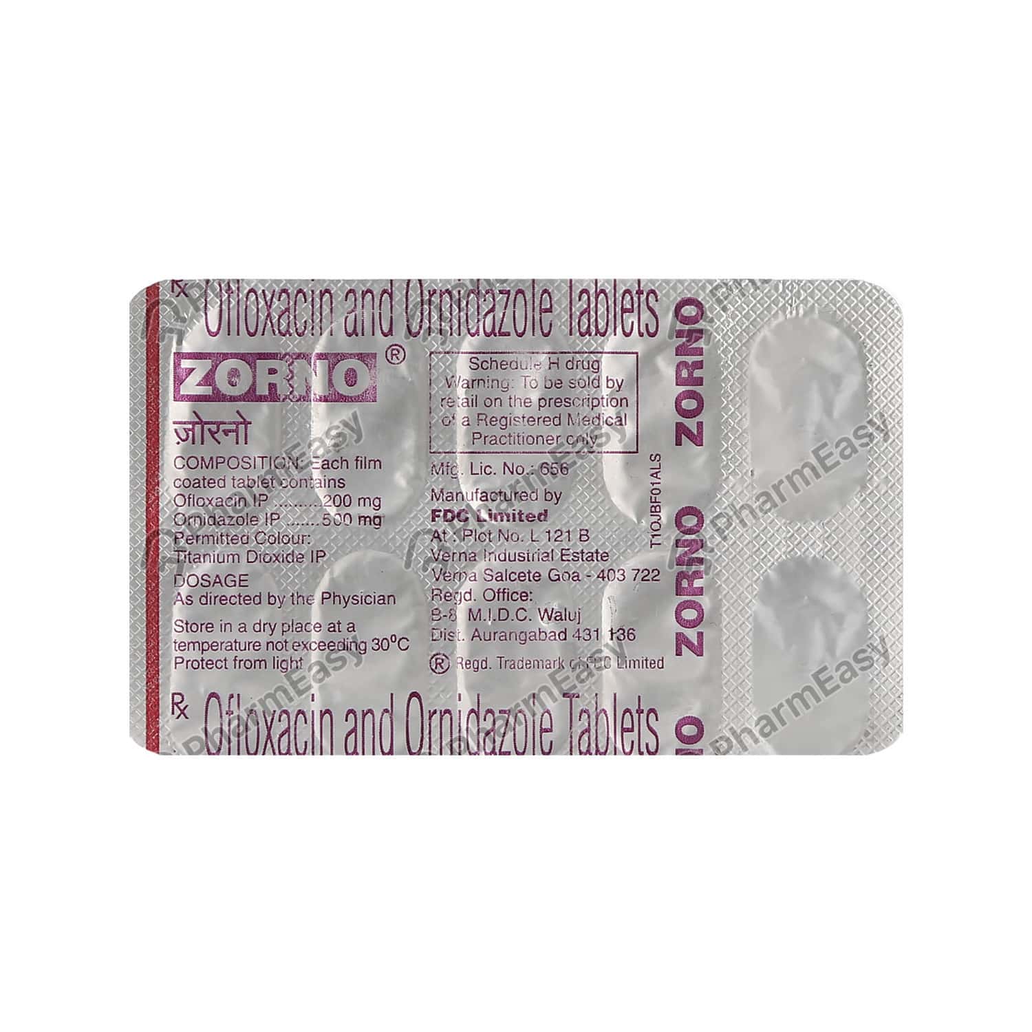 Zorno Tablet - Uses, Side Effects, Dosage, Composition & Price | PharmEasy