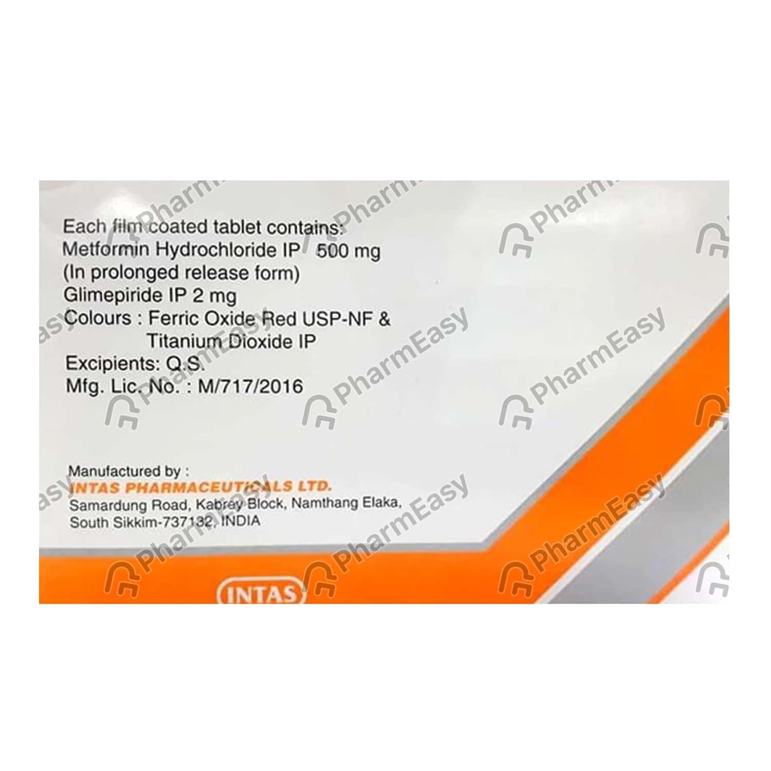Zoryl M 2mg Strip Of 15 Tablets: Uses, Side Effects, Price & Dosage | PharmEasy