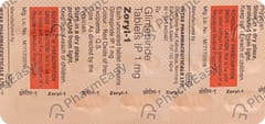Zoryl 1 MG Tablet (15): Uses, Side Effects, Price & Dosage | PharmEasy