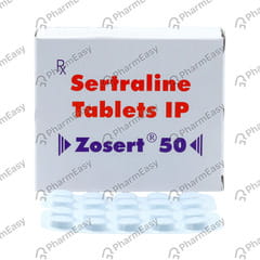 Zosert 50 MG Tablet (10): Uses, Side Effects, Price & Dosage | PharmEasy