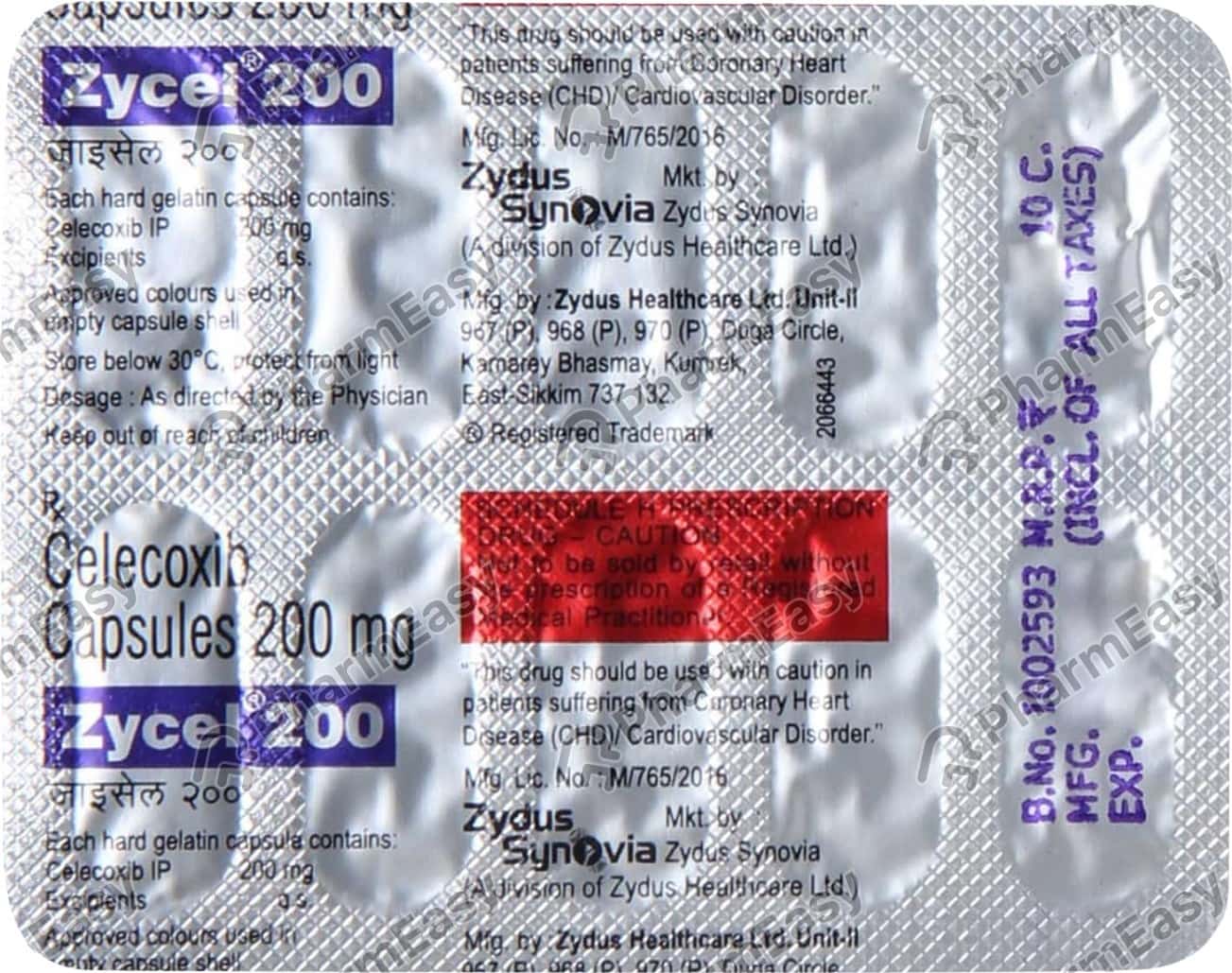 Buy Zycel Md 200 MG Tablet (10) Online at Flat 15% OFF | PharmEasy