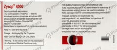 Zyrop 4000 IU Powder For Injection (1): Uses, Side Effects, Price ...