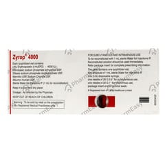 Zyrop 4000 IU Powder For Injection (1) - Uses, Side Effects, Dosage ...