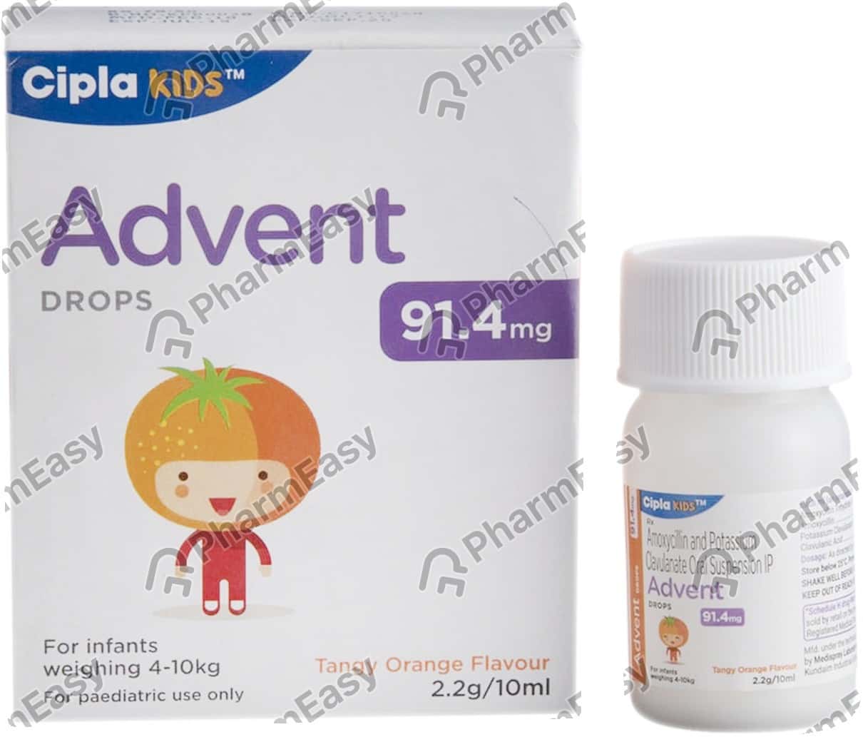 Advent 91.4mg Orange Flavour Bottle Of 10ml Drops: Uses, Side Effects ...
