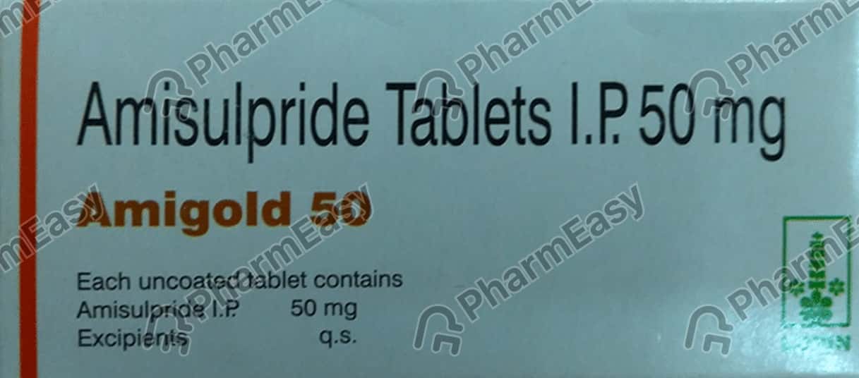 Amigold 50 MG Tablet (10): Uses, Side Effects, Price & Dosage | PharmEasy