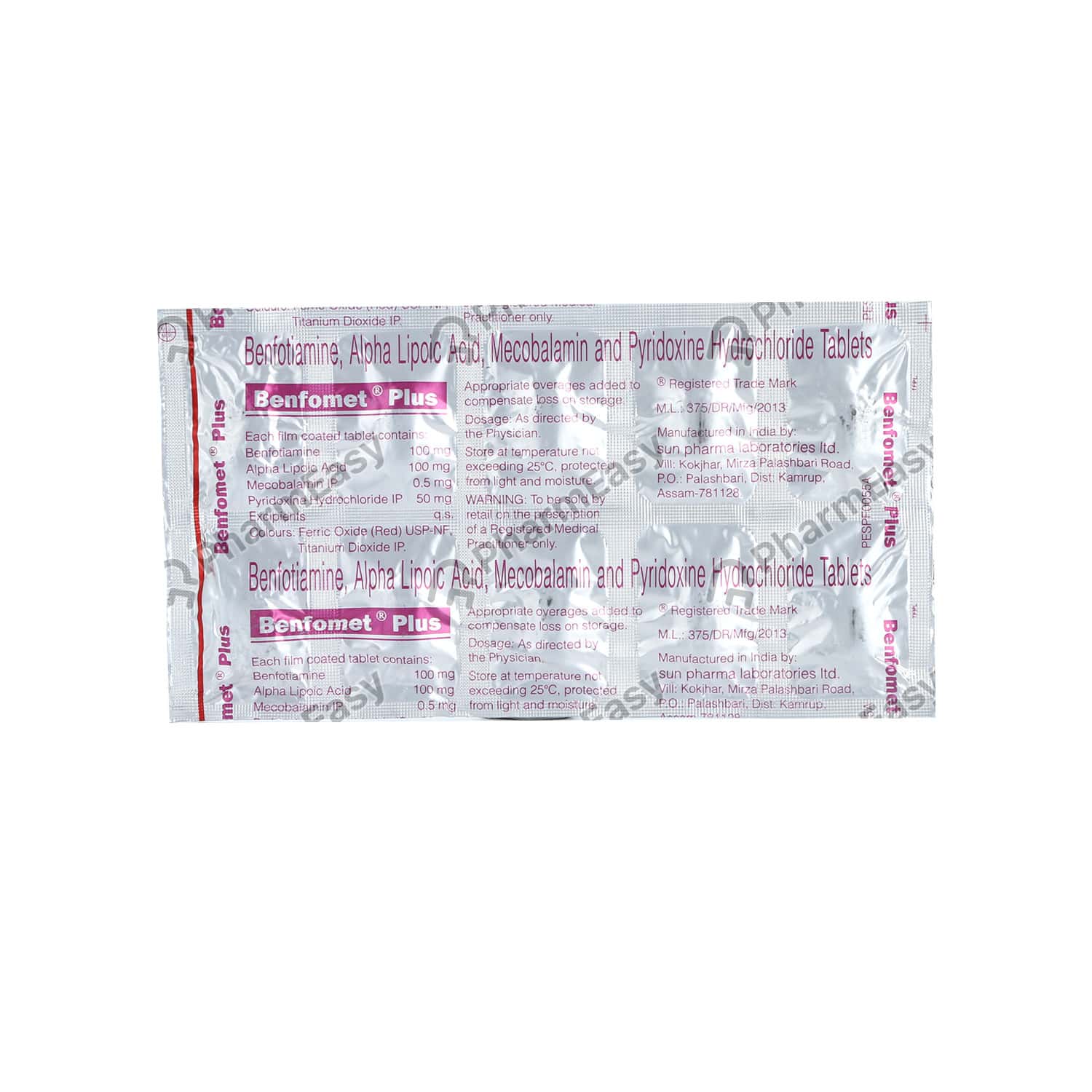 Buy Benfomet Plus Strip Of 10 Tablets Online at Flat 18% OFF* | PharmEasy