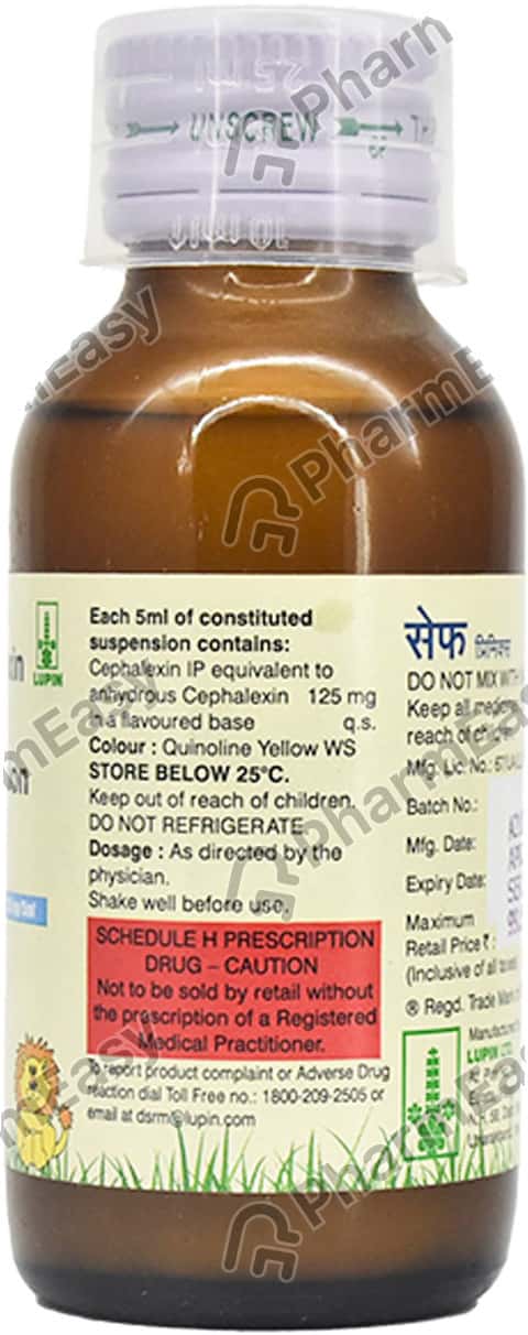 Ceff 125 MG Suspension (60): Uses, Side Effects, Price & Dosage | PharmEasy