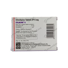 Cilacar 5 MG Tablet (10) - Uses, Side Effects, Dosage, Composition & Price | PharmEasy