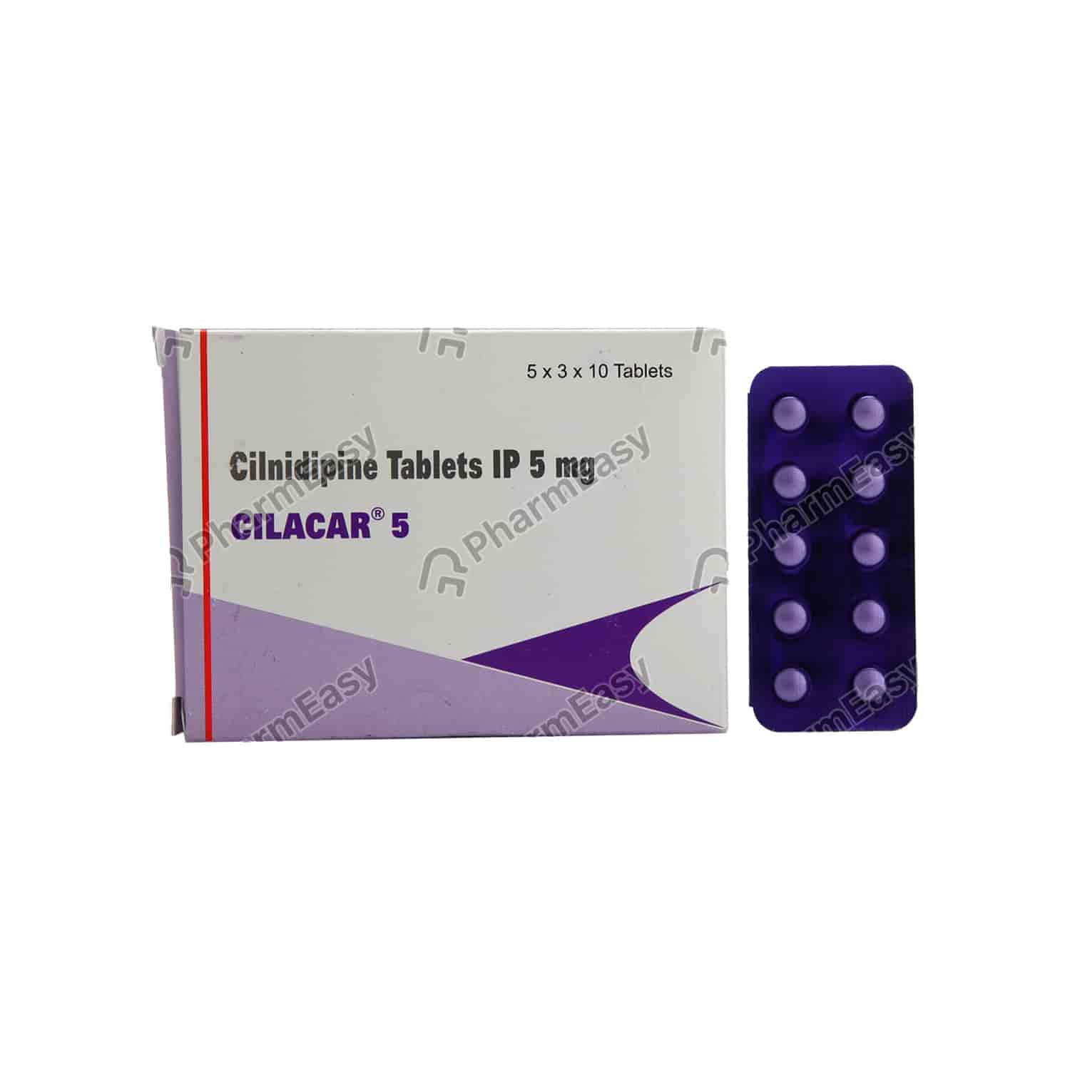 Cilacar 5mg Tablet 10'S - Uses, Side Effects, Dosage, Composition ...