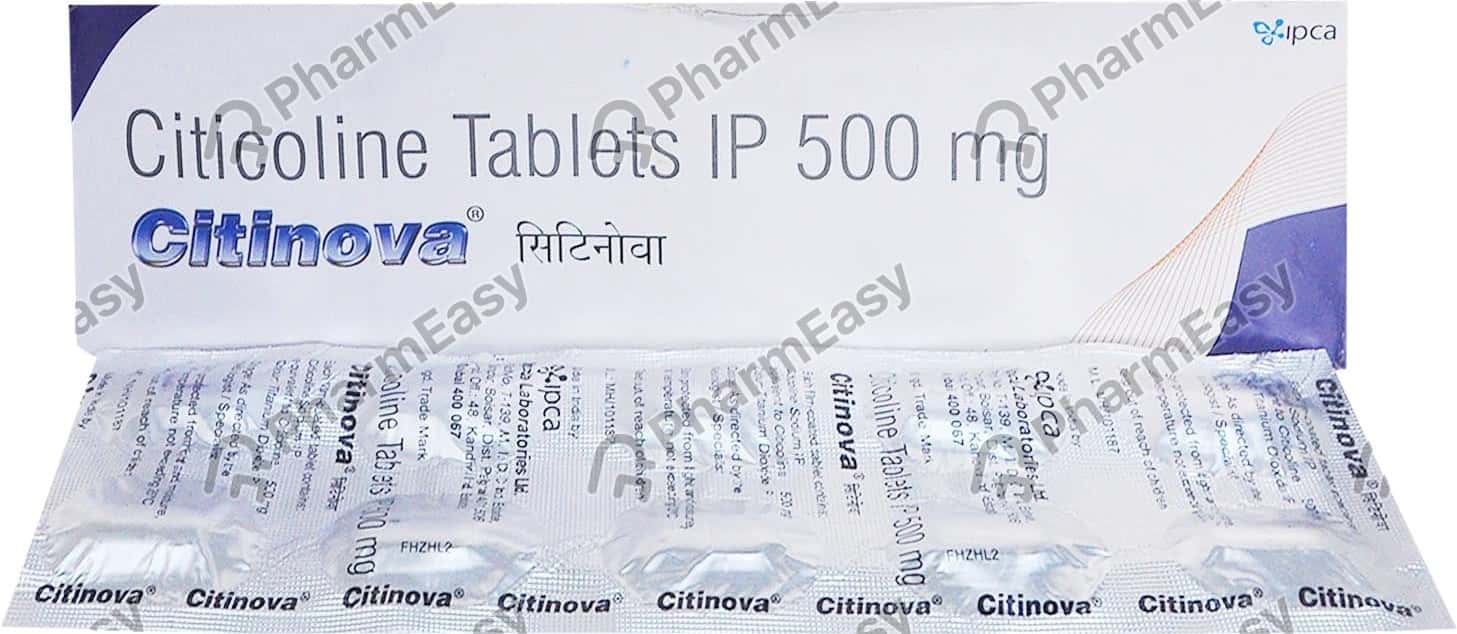 Citinova 500 MG Tablet (10): Uses, Side Effects, Price & Dosage | PharmEasy