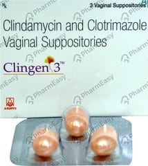 Clingen 3 Strip Of 3 Vaginal Suppository: Uses, Side Effects, Price ...
