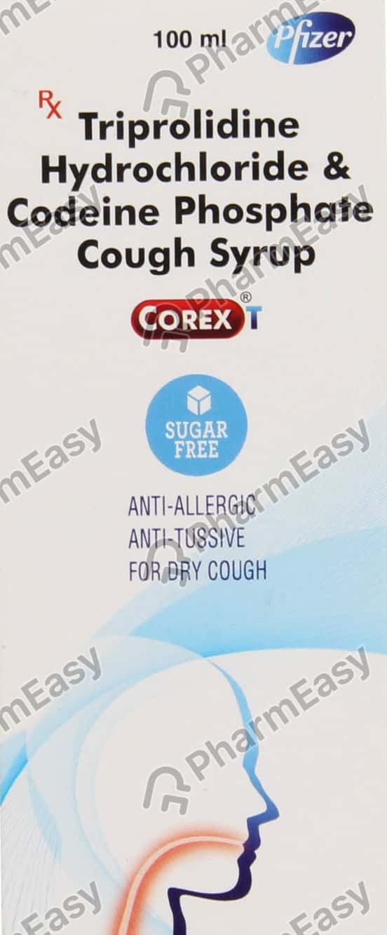 Corex T Cough Bottle Of 100ml Syrup: Uses, Side Effects, Price & Dosage ...