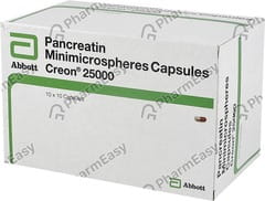 Creon 25000 Capsule: Uses, Side-effects, Price, Dosage & More Info ...