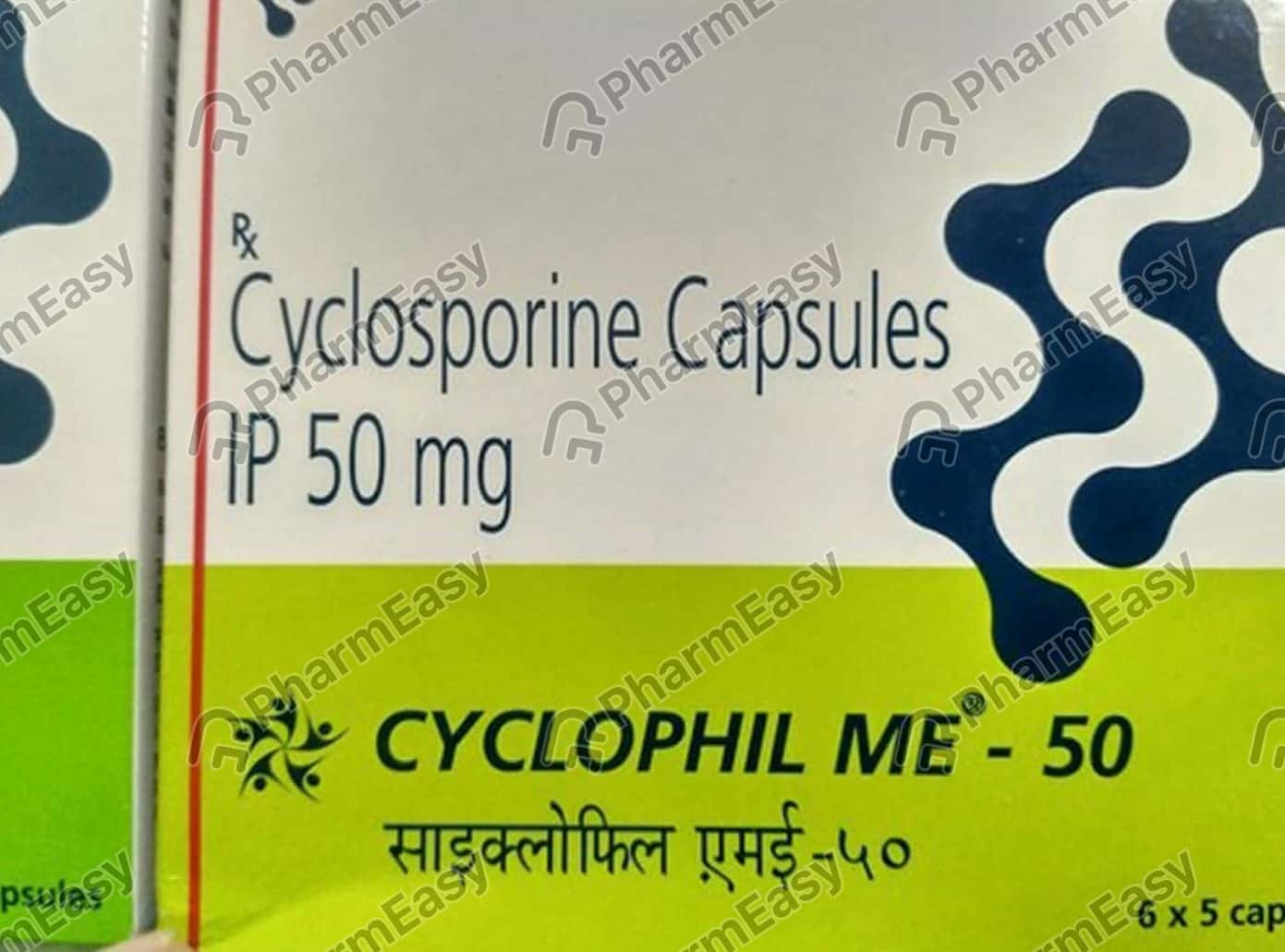 Cyclophil Me 50 MG Capsule (5): Uses, Side Effects, Price & Dosage ...