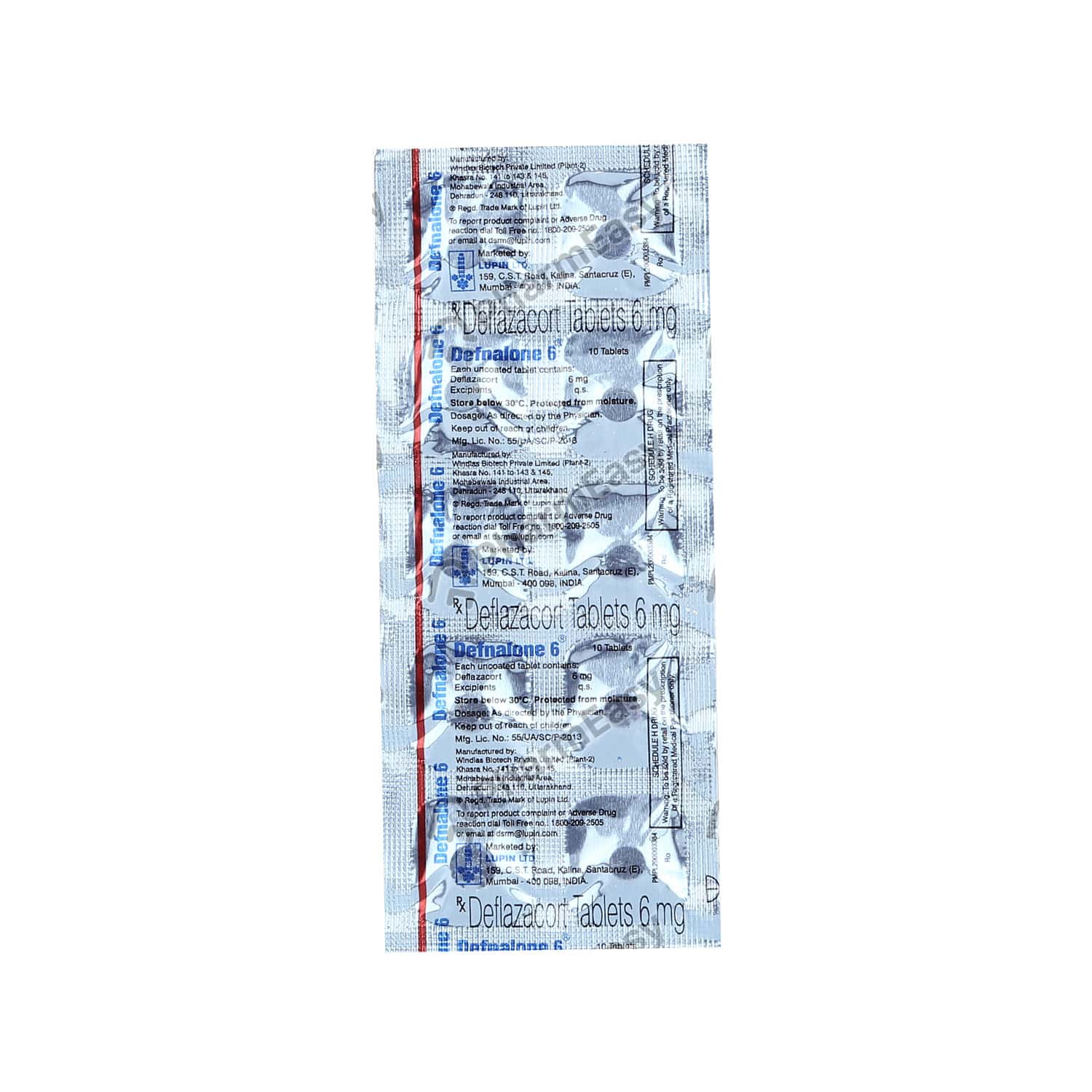 Defnalone 6 MG Tablet (10) - Uses, Side Effects, Dosage, Composition ...