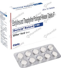 Dericip Retard 150mg Strip Of 10 Tablets: Uses, Side Effects, Price ...