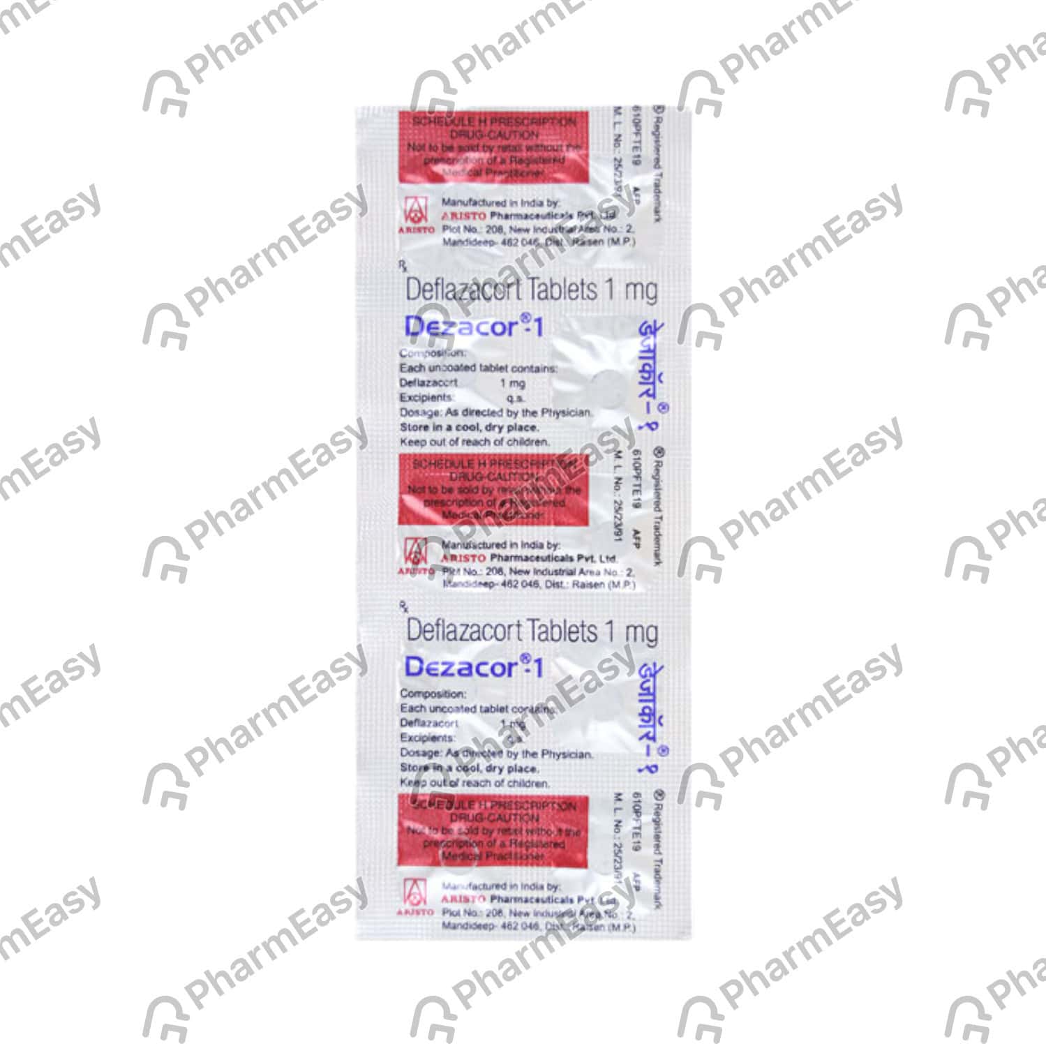 Dezacor 1 MG Tablet (10): Uses, Side Effects, Price & Dosage | PharmEasy