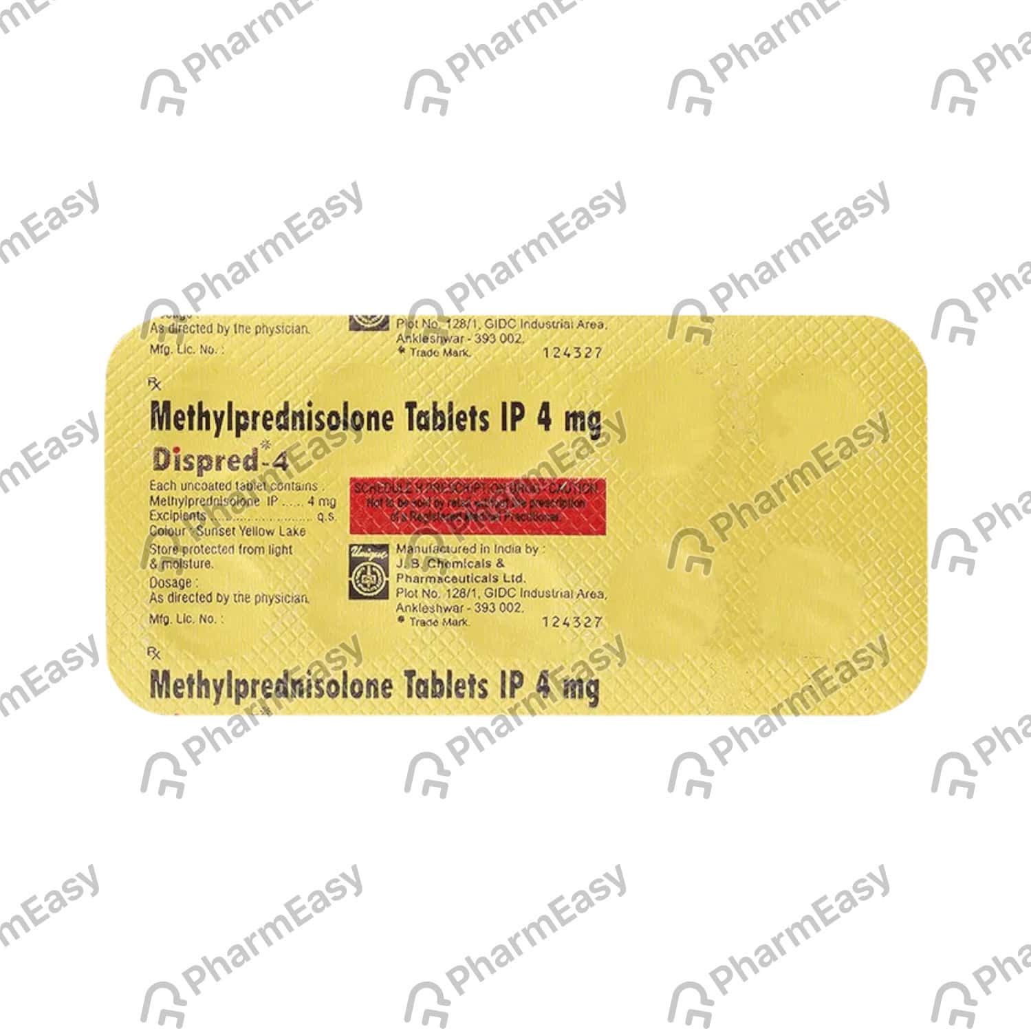 Dispred 4 MG Tablet (10): Uses, Side Effects, Price & Dosage | PharmEasy