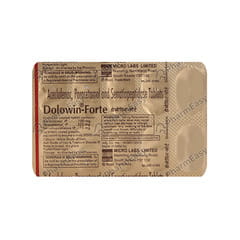 Buy Dolowin Forte Tablet Online at Flat 18% OFF* | PharmEasy