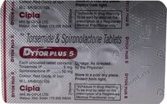 Dytor Plus 5mg Strip Of 10 Tablets: Uses, Side Effects, Price & Dosage ...