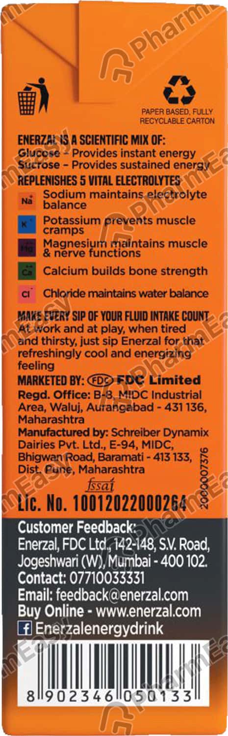 Buy ENERZAL ORANGE FLAVOUR LIQUID 200ML Online & Get Upto 60% OFF at ...