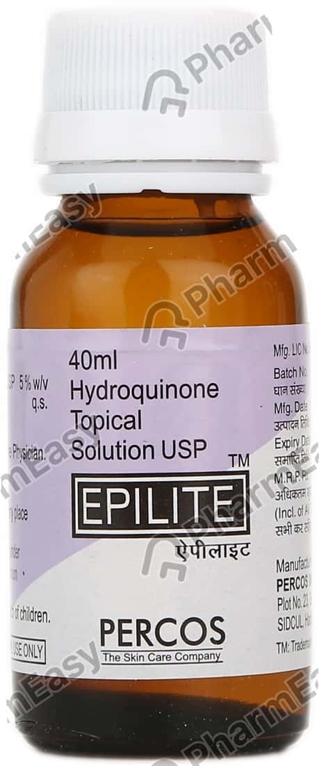 Epilite 5 % Liquid For Skin Application (40): Uses, Side Effects, Price ...