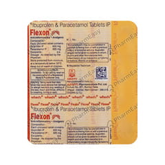 Flexon Strip Of 15 Tablets - Uses, Side Effects, Dosage, Composition ...