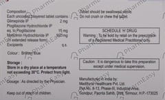 Glimestar-PM2 Tablet: Uses, Side-effects, Price, Dosage & More Info ...