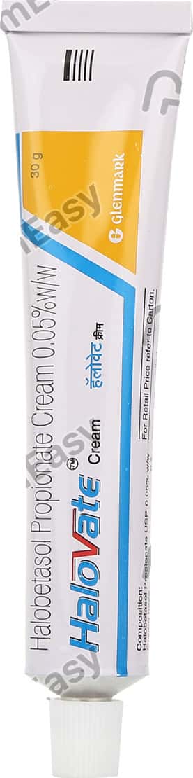 Halovate 0.05 %W/W Cream (30): Uses, Side Effects, Price & Dosage ...
