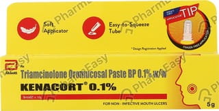Kenacort 0.1 % Oral Paste For Local Application (5): Uses, Side Effects ...