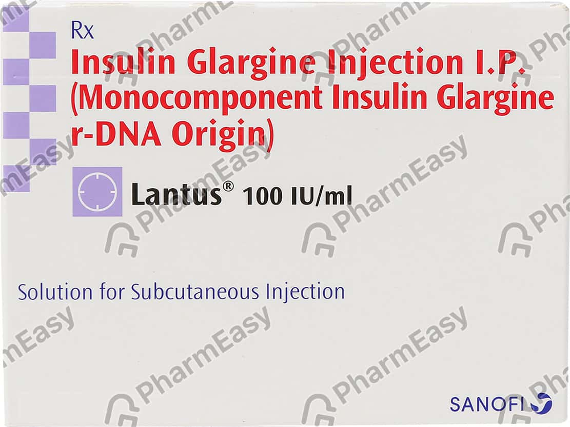 Lantus 100 IU/ML Solution For Injection (3): Uses, Side Effects, Price ...