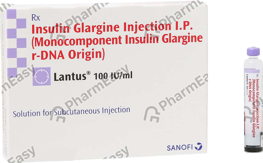 Lantus 100 IU/ML Solution For Injection (3): Uses, Side Effects, Price ...