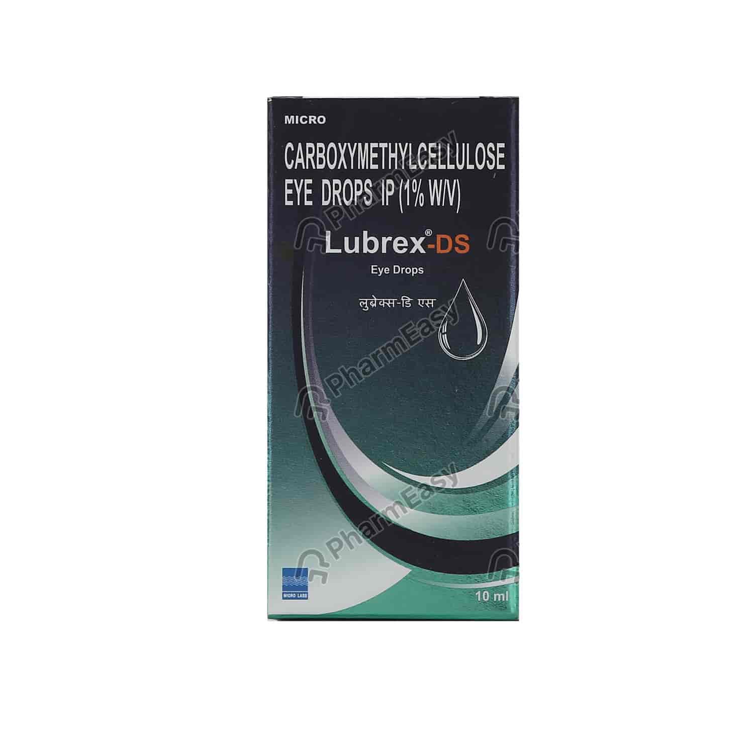Buy Lubrex Ds 1% Eye Drops 10ml Online at Flat 18% OFF* | PharmEasy