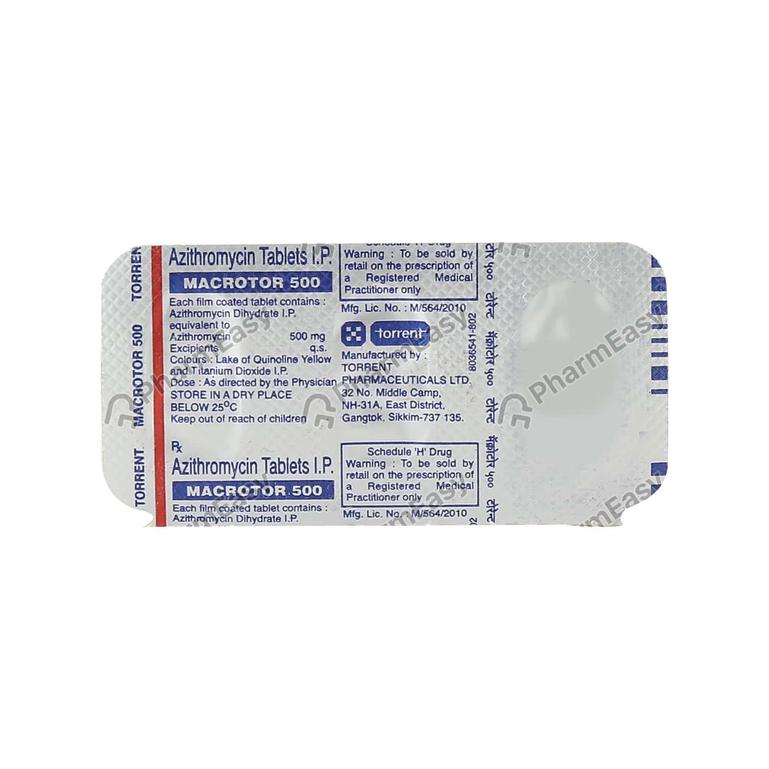 Macrotor 500 MG Tablet (3) - Uses, Side Effects, Dosage, Composition ...