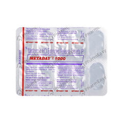 Metaday 1 G Tablet (10) - Uses, Side Effects, Dosage, Composition ...