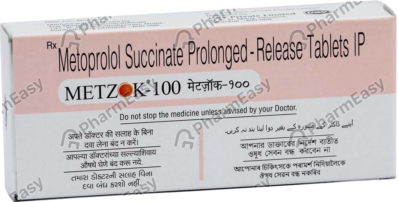 Metzok Er 100 MG Tablet (10): Uses, Side Effects, Price & Dosage ...