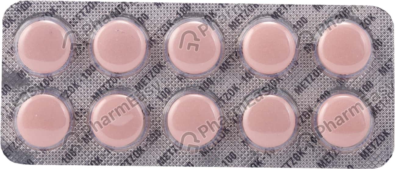 Metzok Er 100 MG Tablet (10): Uses, Side Effects, Price & Dosage ...