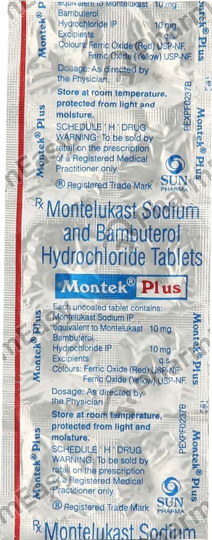 Buy Montek Plus Tablet Online at Flat 15% OFF | PharmEasy