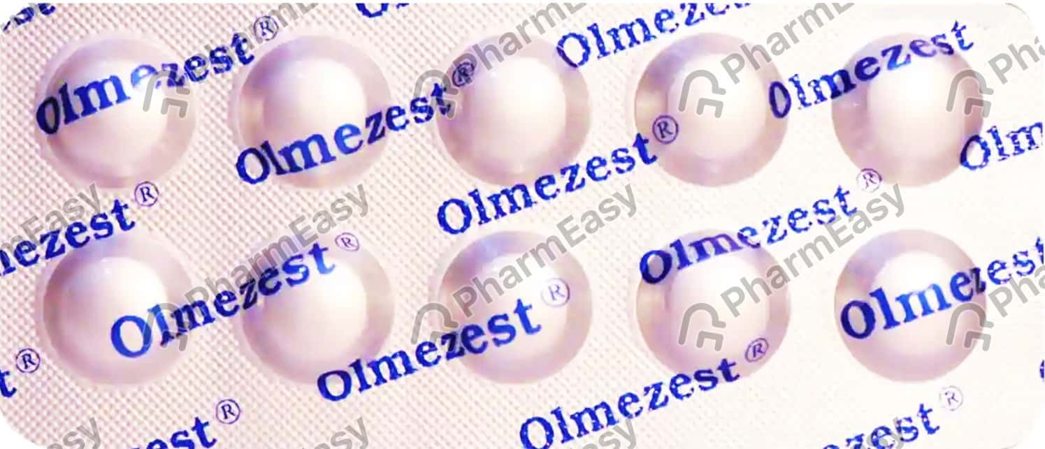Olmezest 40 MG Tablet (10): Uses, Side Effects, Price & Dosage | PharmEasy