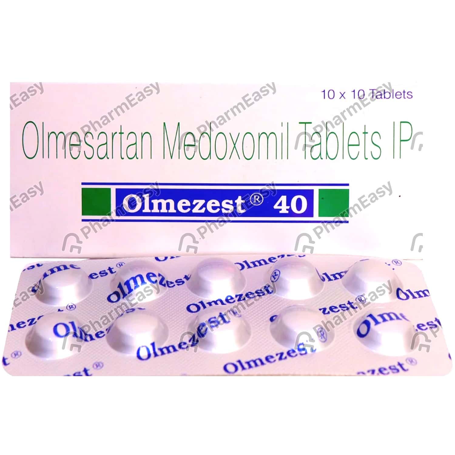 Olmezest 40 MG Tablet (10) - Uses, Side Effects, Dosage, Composition ...