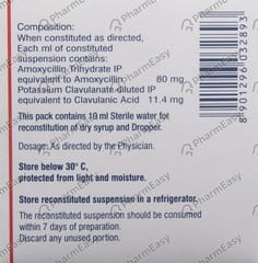 Moxclav Oral Drops: Uses, Side-effects, Price, Dosage & More Info ...