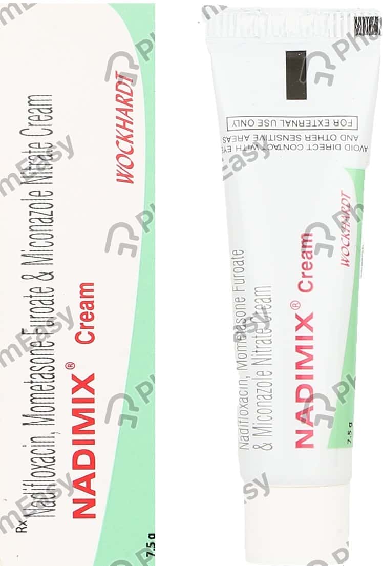 Buy Nadimix Cream 7.5gm Online at Flat 15% OFF | PharmEasy