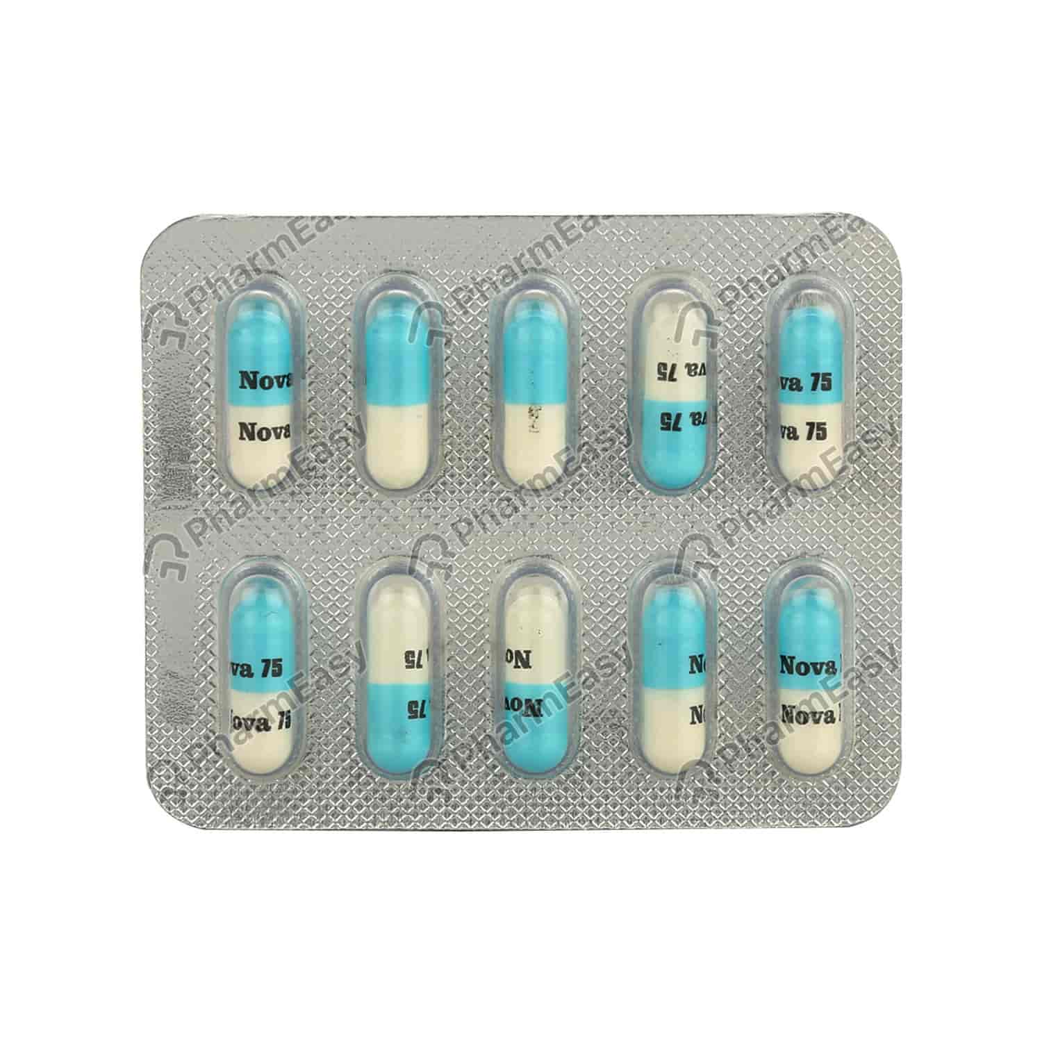Nova 75mg Strip Of 10 Capsules - Uses, Side Effects, Dosage ...