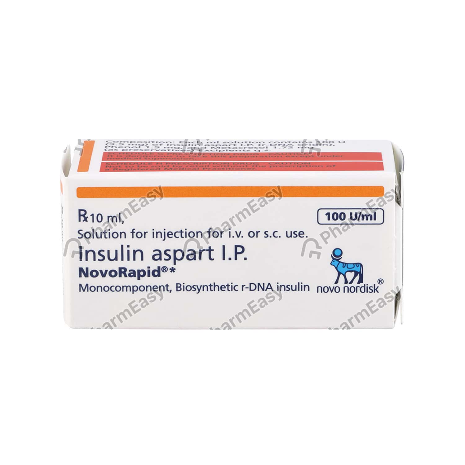 Novorapid 100 IU Solution For Injection (10) - Uses, Side Effects ...