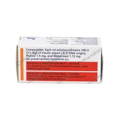 Novorapid 100 IU/ML Solution For Injection (10) - Uses, Side Effects ...