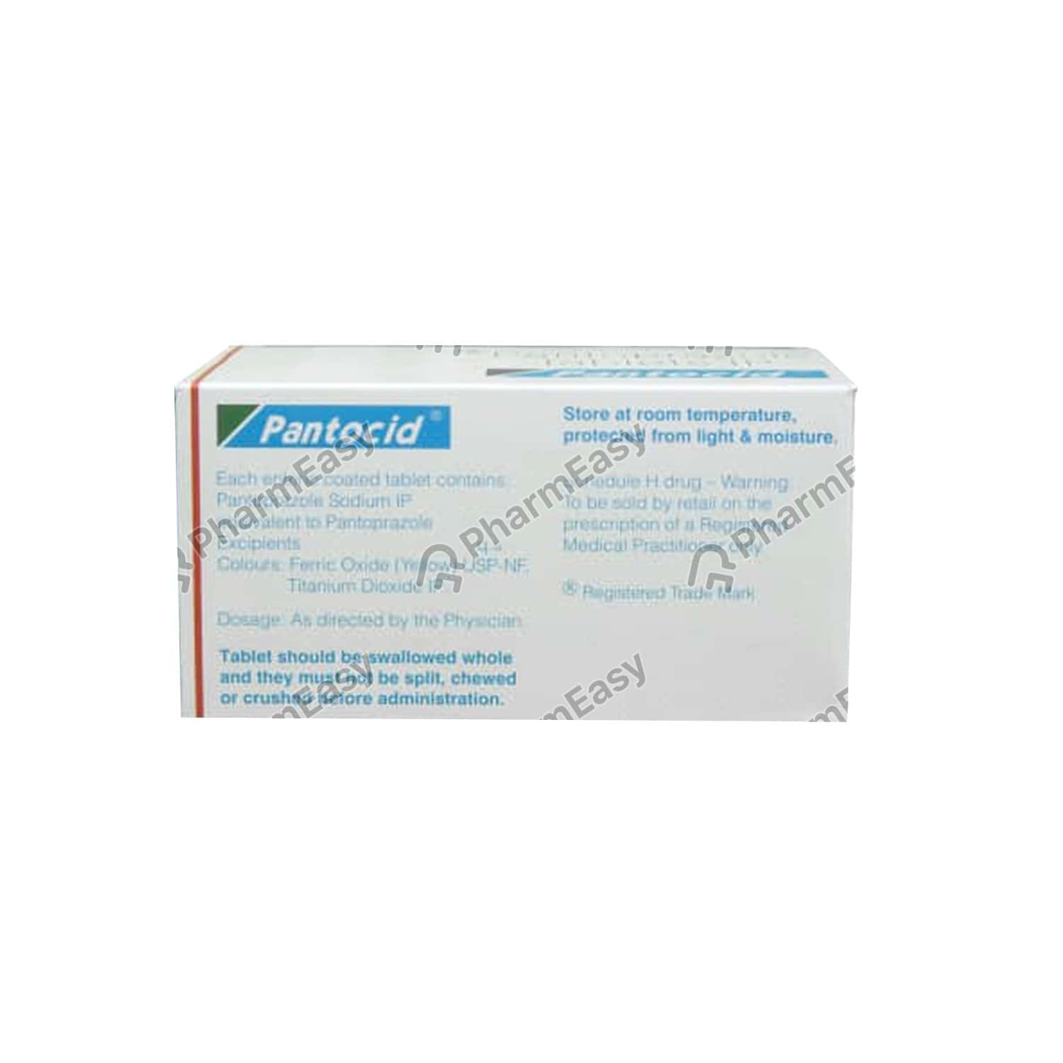 Pantocid Fast 40 MG Tablet (10) - Uses, Side Effects, Dosage, Composition & Price | PharmEasy