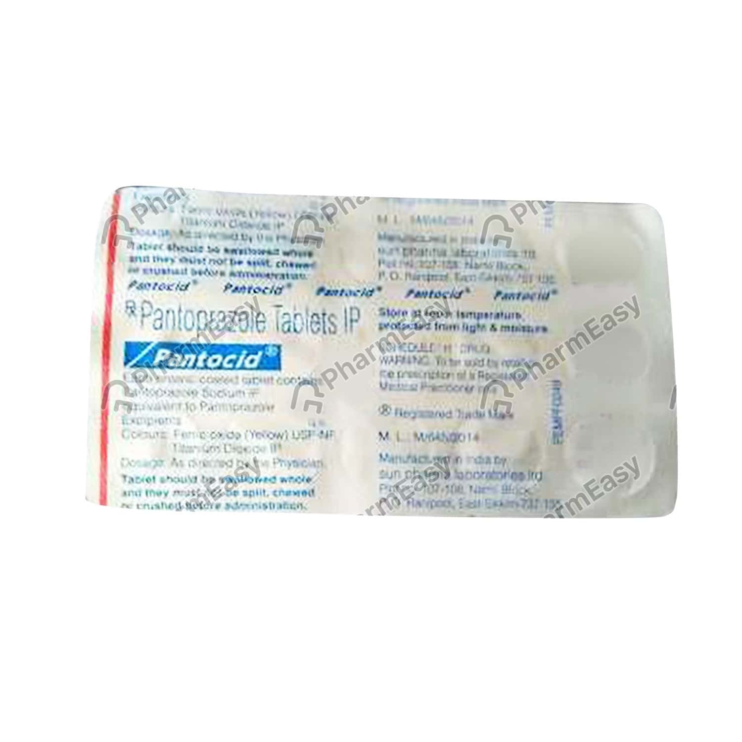 Pantocid Fast 40 MG Tablet (10) - Uses, Side Effects, Dosage ...